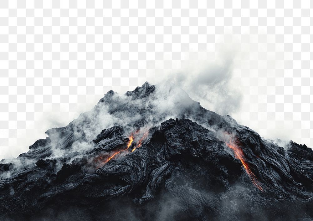PNG Erupting volcano lava eruption | Free PNG - rawpixel