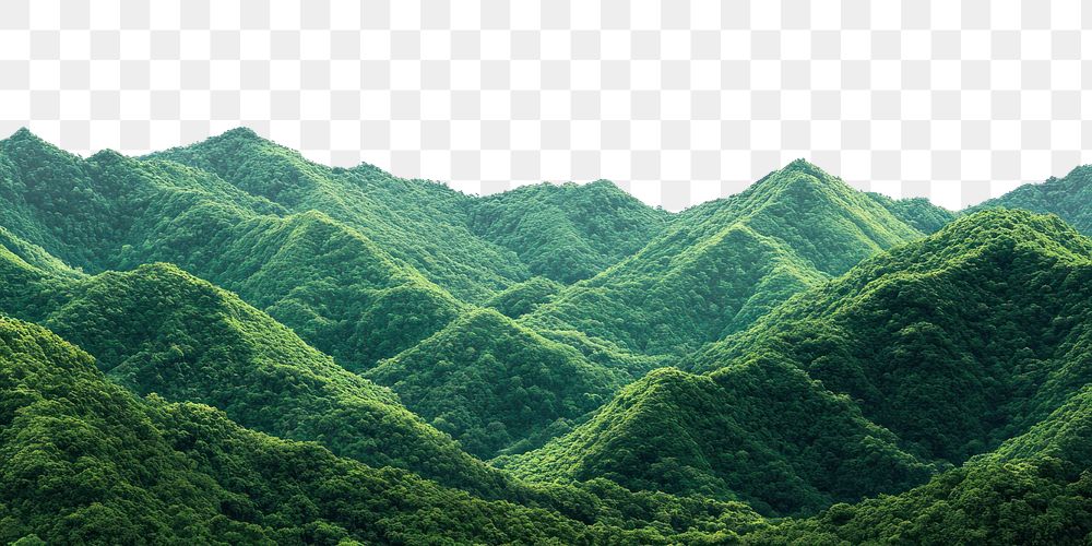 PNG Majestic mountain range lush | Free PNG - rawpixel