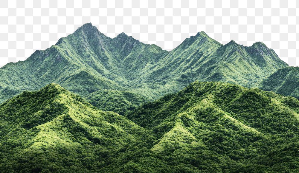 PNG Majestic mountain range lush | Free PNG - rawpixel