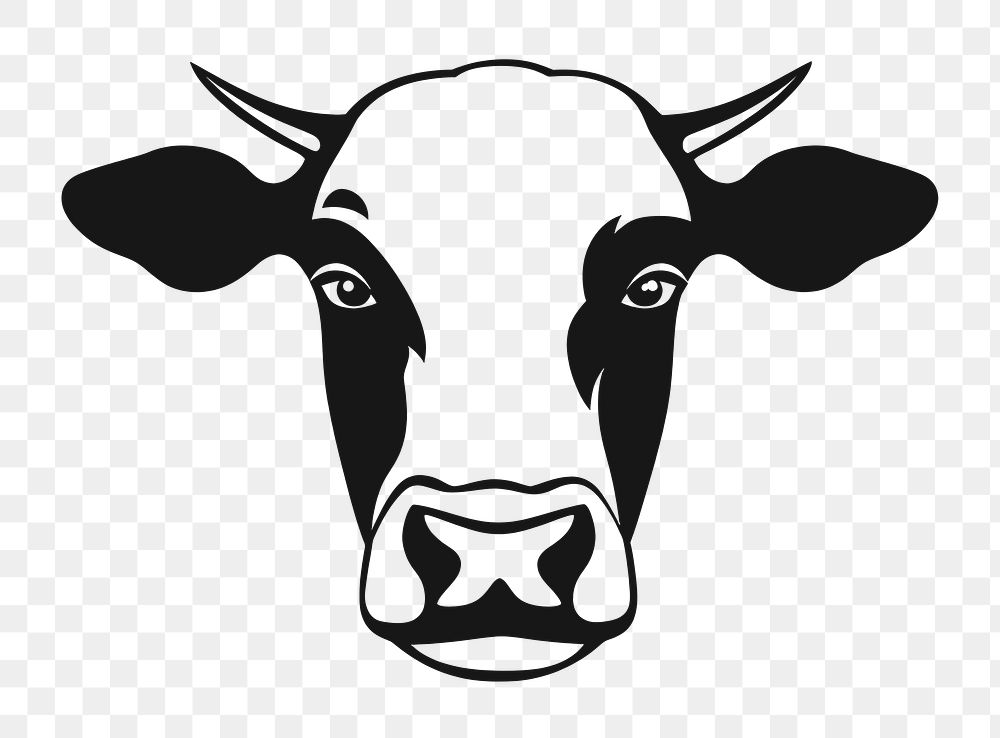 PNG Ox face linear illustration | Free PNG - rawpixel