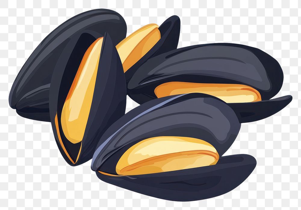 PNG Mussels illustration seafood mussels. | Free PNG - rawpixel
