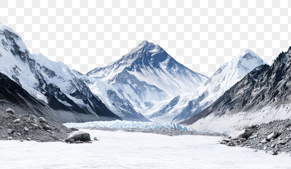 PNG Mount Everest landscape mountain | Free PNG - rawpixel
