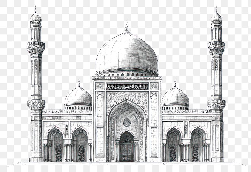 PNG Islamic architecture drawing art | Free PNG - rawpixel