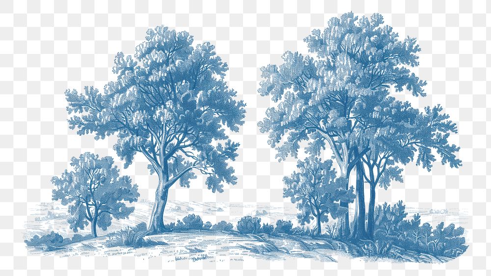 PNG Hand drawn trees drawing | Free PNG - rawpixel