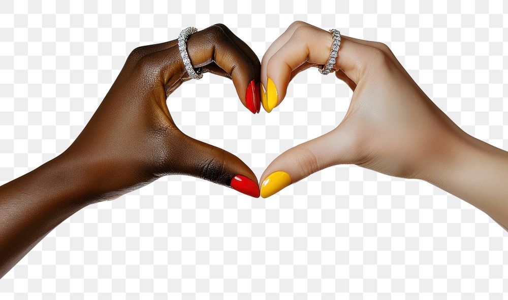 PNG Two diversity hands forming | Free PNG - rawpixel