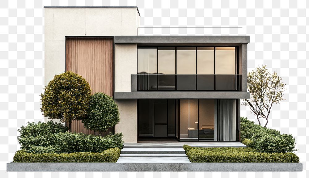 PNG Modern house architecture contemporary | Free PNG - rawpixel