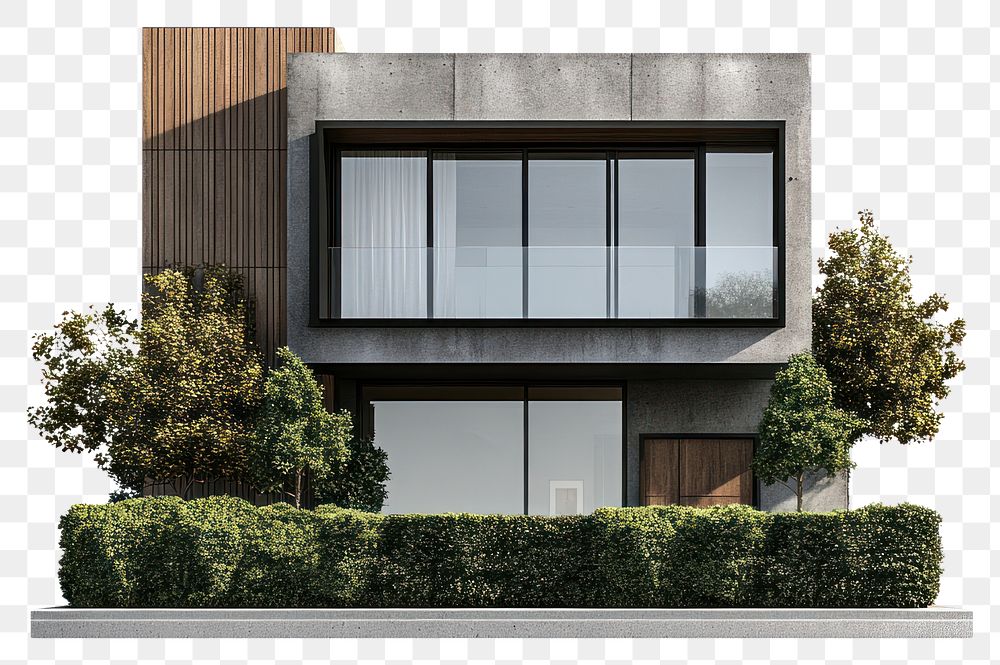 PNG Modern house architecture building | Free PNG - rawpixel