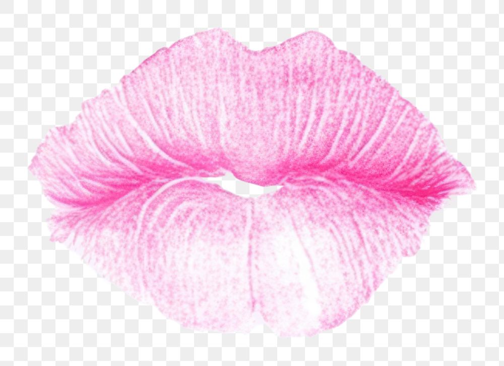PNG Kiss mark print pink | Free PNG - rawpixel