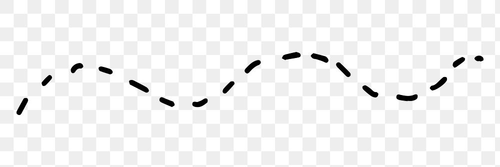 PNG Wavy dashed line minimalist | Free PNG - rawpixel