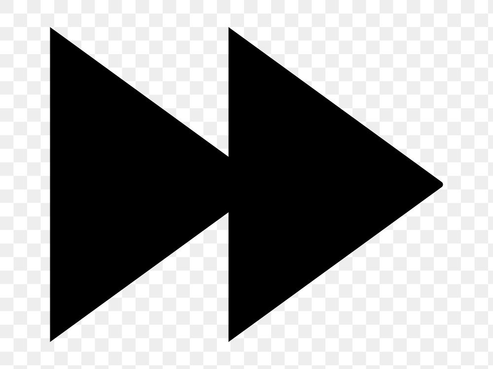 PNG Double arrow fast forward | Premium Icons - rawpixel