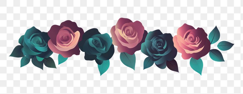 PNG Black rose border roses | Free PNG - rawpixel