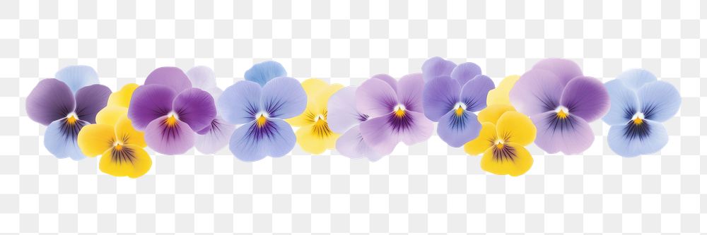 PNG Pansy flower border flowers | Free PNG - rawpixel