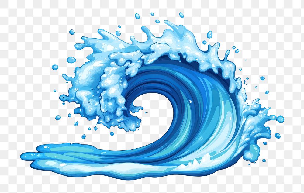 PNG Water curve splash illustration | Free PNG - rawpixel