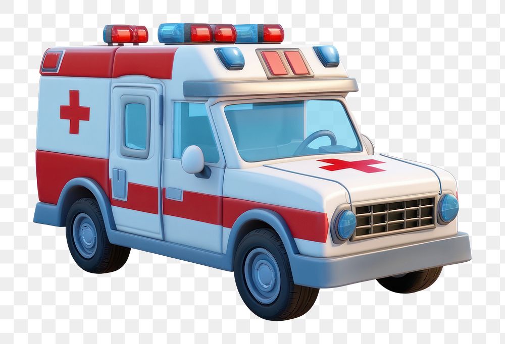 PNG Emergency animation cute car | Free PNG - rawpixel