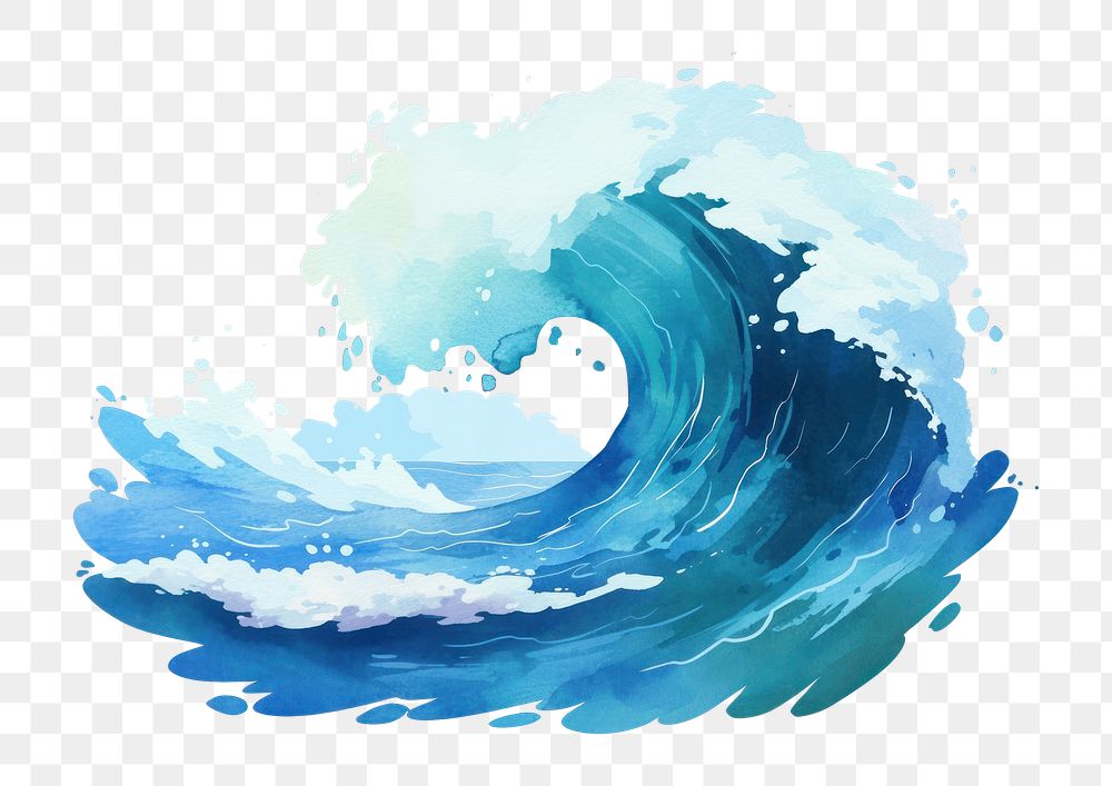 PNG Blue Ocean Wave ocean | Free PNG - rawpixel