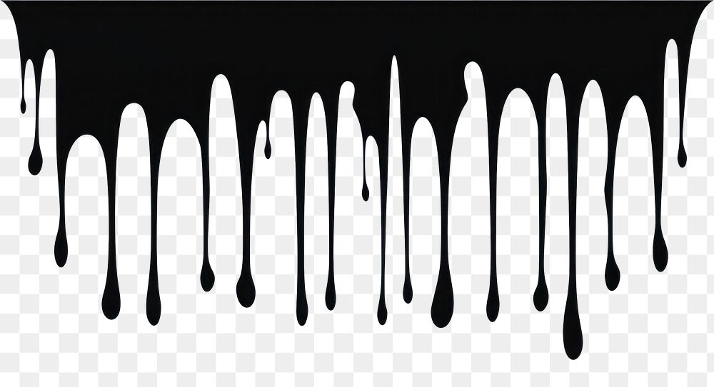 PNG Dripping liquid border silhouette | Free PNG - rawpixel