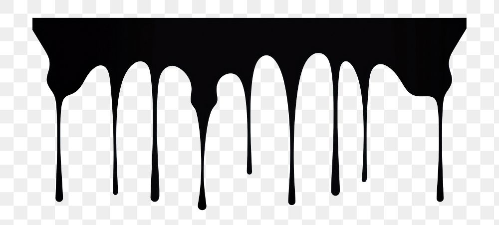 PNG Dripping liquid border silhouette | Free PNG - rawpixel