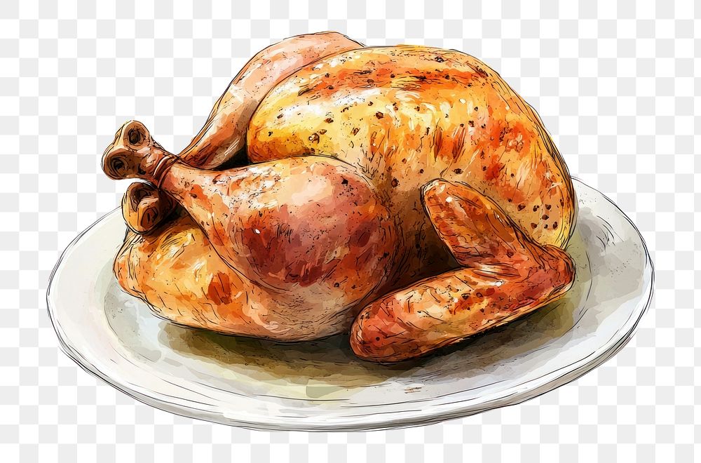 PNG Whole roasted chicken background | Free PNG - rawpixel