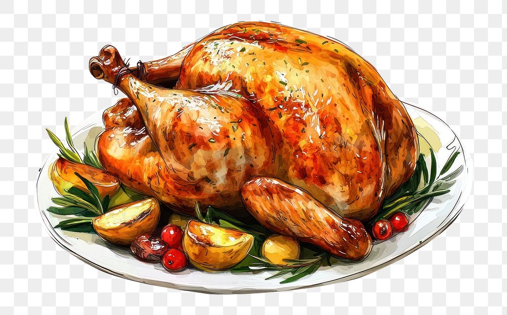 PNG Whole roasted chicken background | Free PNG - rawpixel