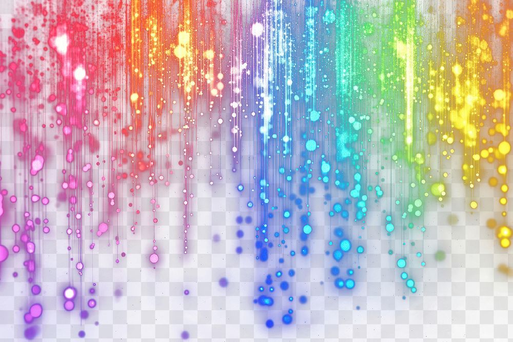 PNG Rainbow-colored vertical light beams | Free PNG - rawpixel