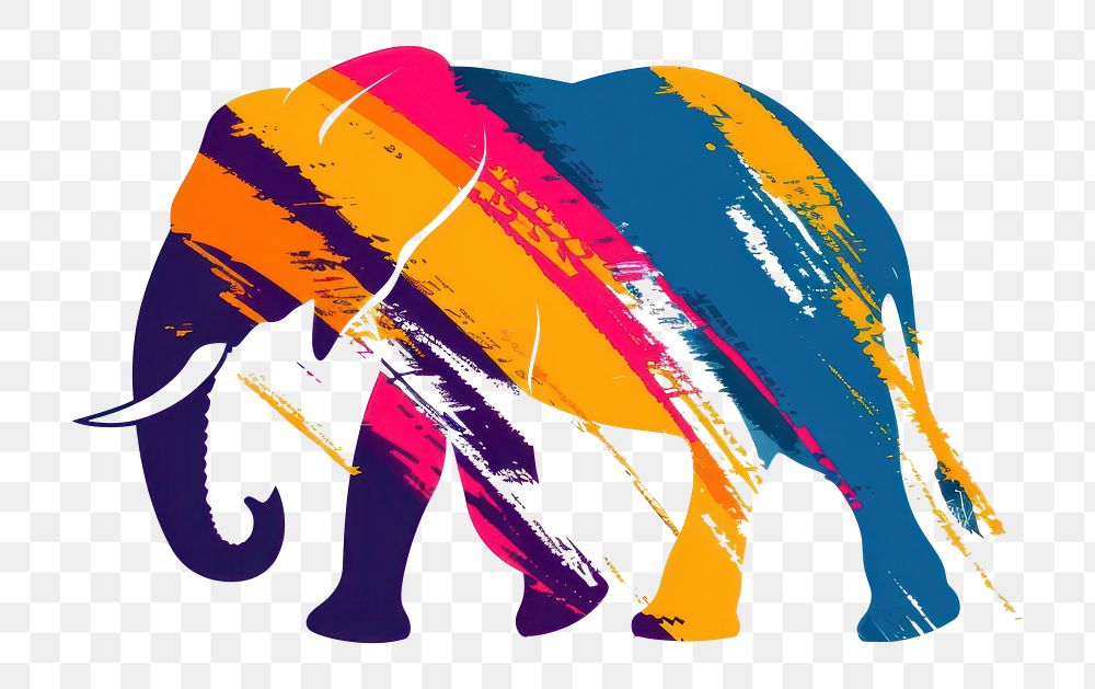 PNG Elephant shape illustration silhouette | Free PNG - rawpixel