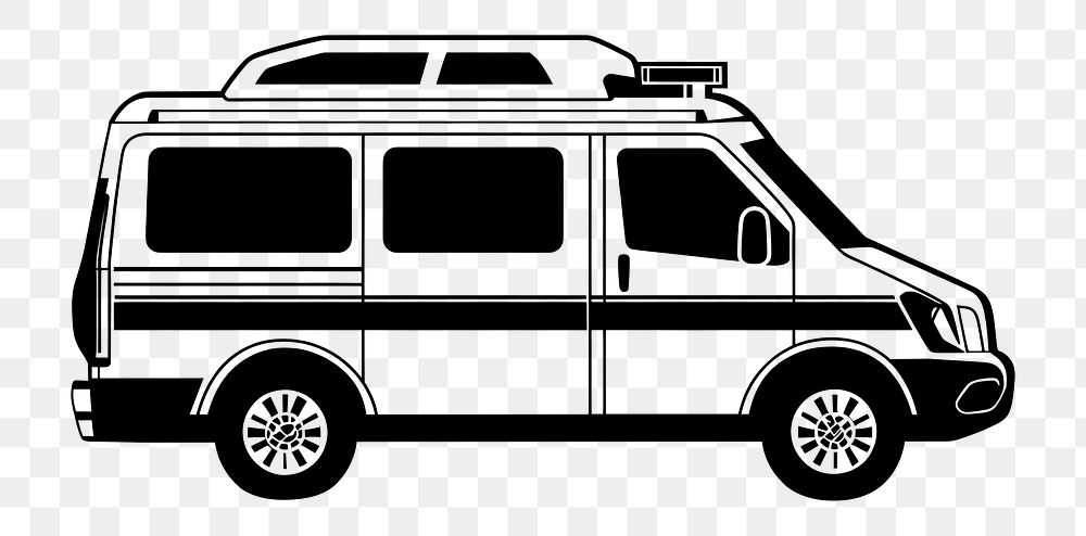 PNG Simple ambulance linear illustration | Premium PNG - rawpixel
