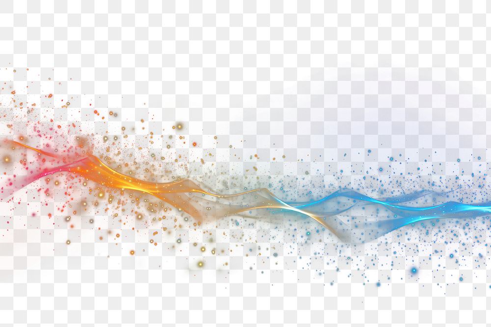 PNG Colorful particle border effect | Free PNG - rawpixel