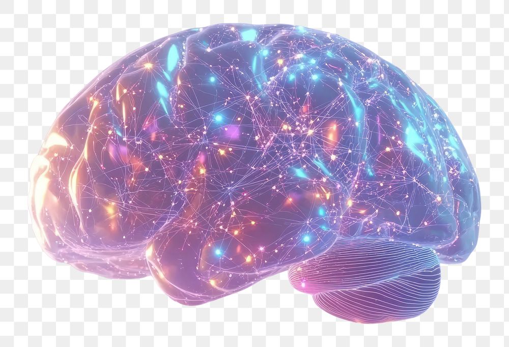PNG Brain neural connections visualization | Free PNG - rawpixel