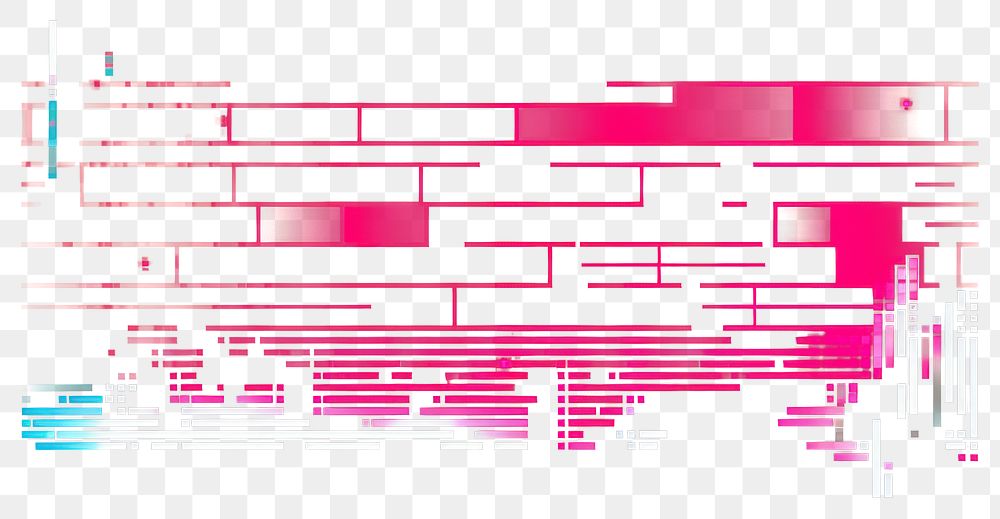 Digital Glitch Element Effects Illustrations | PNG Elements on ...