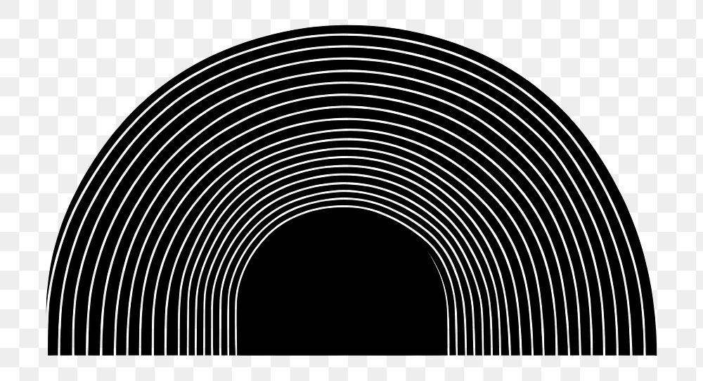 PNG Abstract geometric semicircle shapes | Free PNG - rawpixel