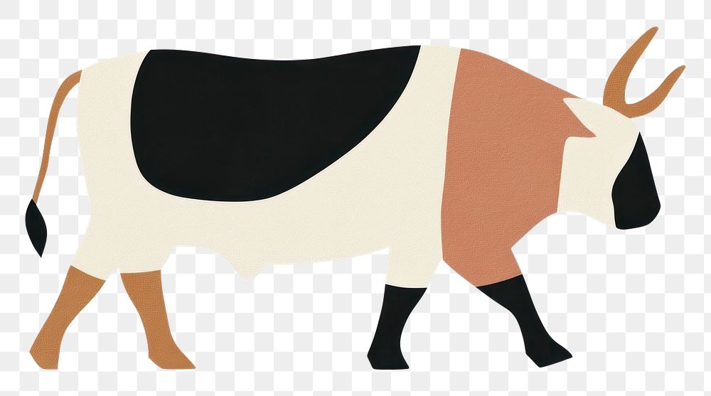 PNG Ox walking illustration animal | Free PNG - rawpixel