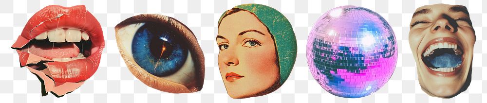 PNG Vibrant retro pop art | Free PNG - rawpixel