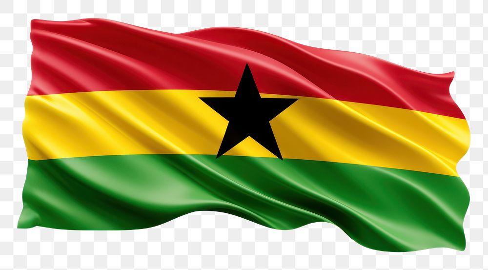 PNG Ghana flag waving ghana | Free PNG - rawpixel