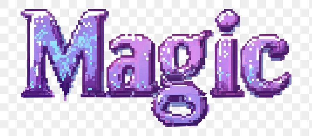 PNG Purple magic stars pixel. | Free PNG - rawpixel