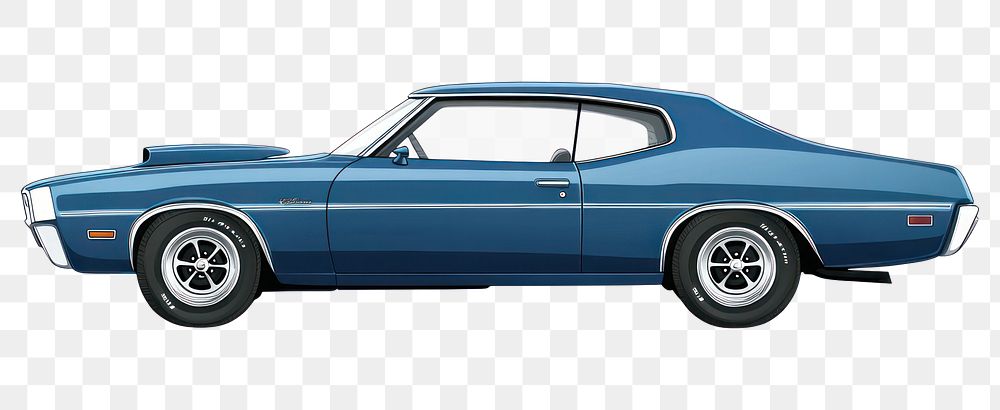 PNG American muscle car side | Free PNG - rawpixel