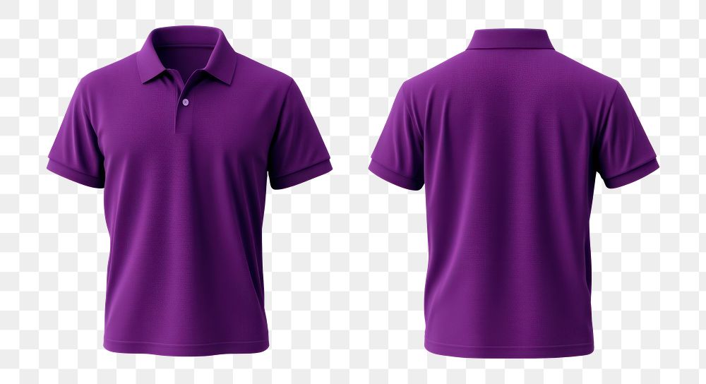 PNG Purple polo shirt mockup | Free PNG - rawpixel