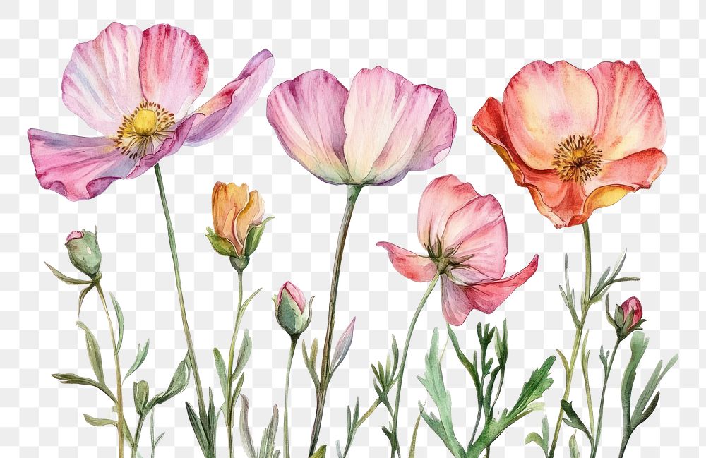 PNG Flowers bottom flowers illustration | Free PNG - rawpixel