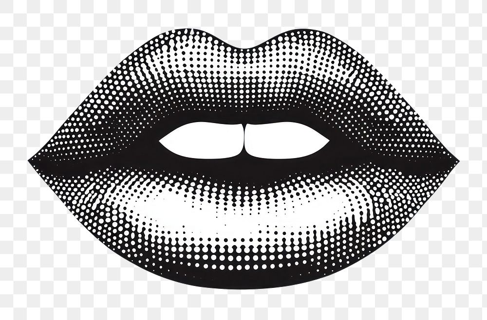 PNG Halftone lip lips illustration | Free PNG - rawpixel
