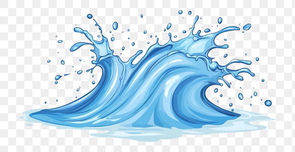PNG Water illustration splash blue. | Free PNG - rawpixel