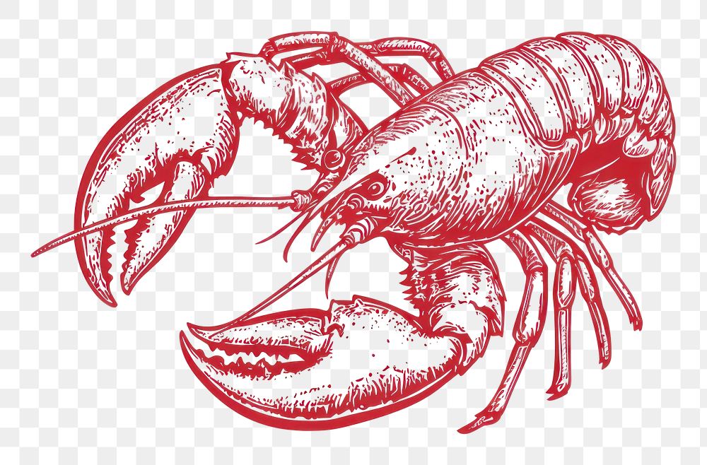 PNG Lobster illustration nautical seafood | Free PNG - rawpixel