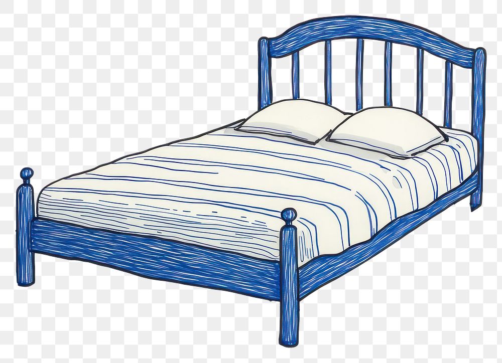 PNG Outline Bed frame bed | Free PNG - rawpixel