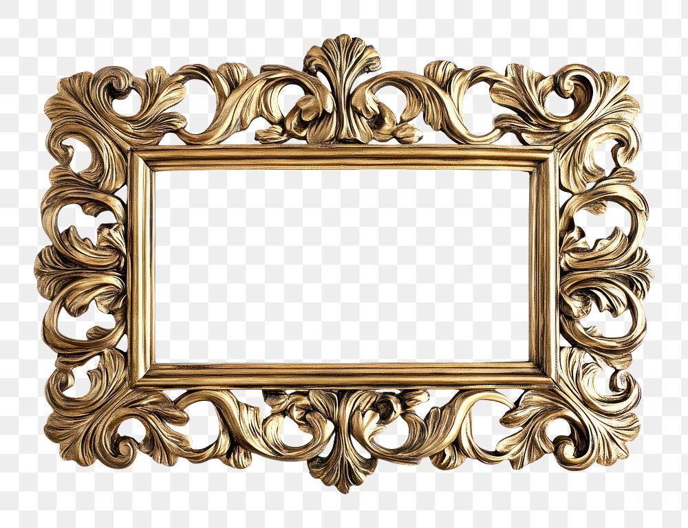 PNG Rectangle vintage gold picture | Free PNG - rawpixel