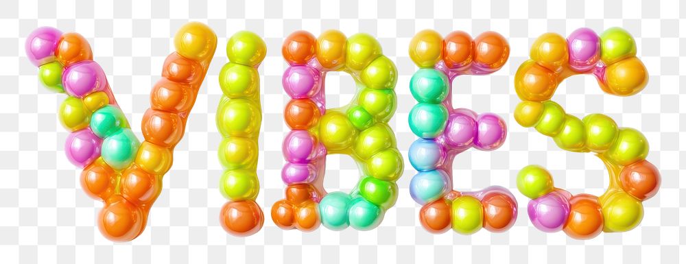 PNG Funky Bubble Letter Typography | Free PNG - rawpixel