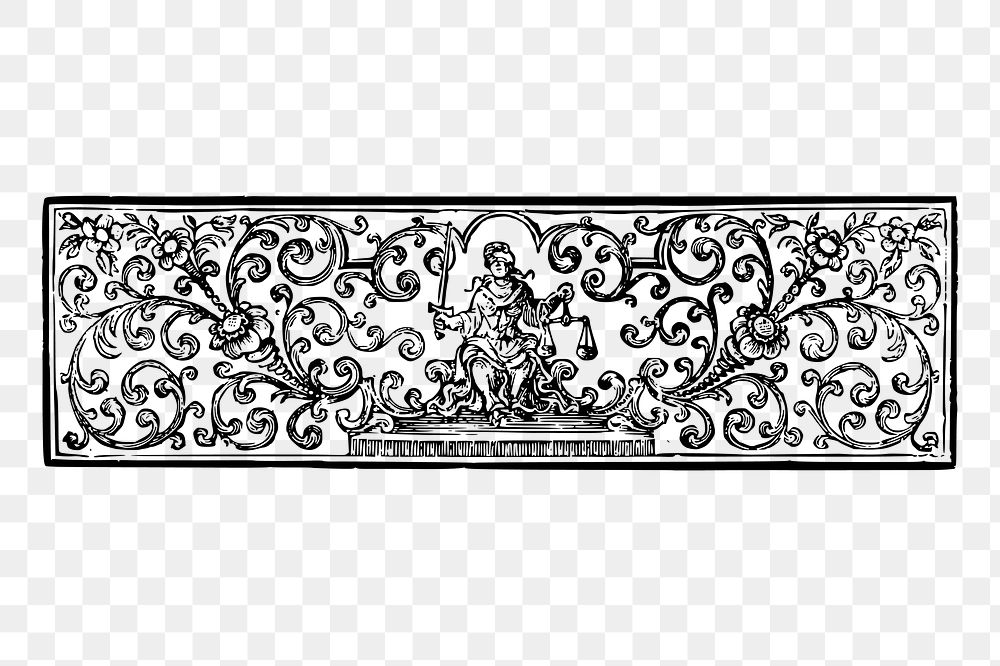 Decorative divider png sticker justice | Free PNG - rawpixel