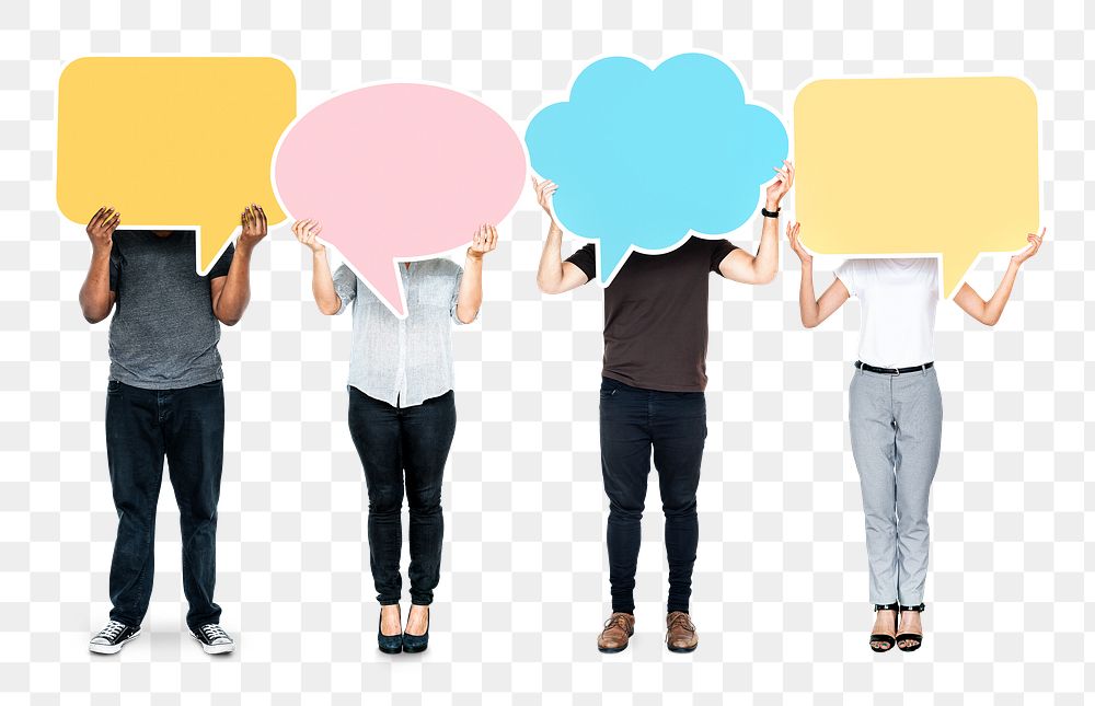 Pastel speech bubbles png sticker, | Free PNG - rawpixel