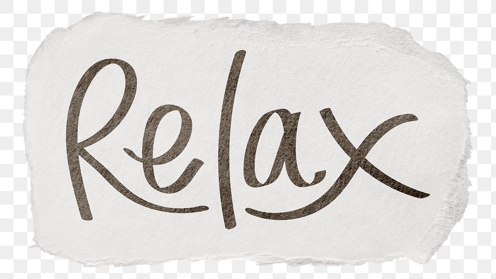 Relax Word, Ripped Paper, White Clipart Images | Free Photos, PNG ...