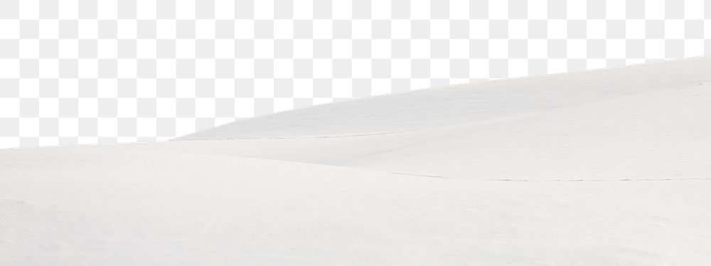 Snowy hill png landscape border | Free PNG - rawpixel
