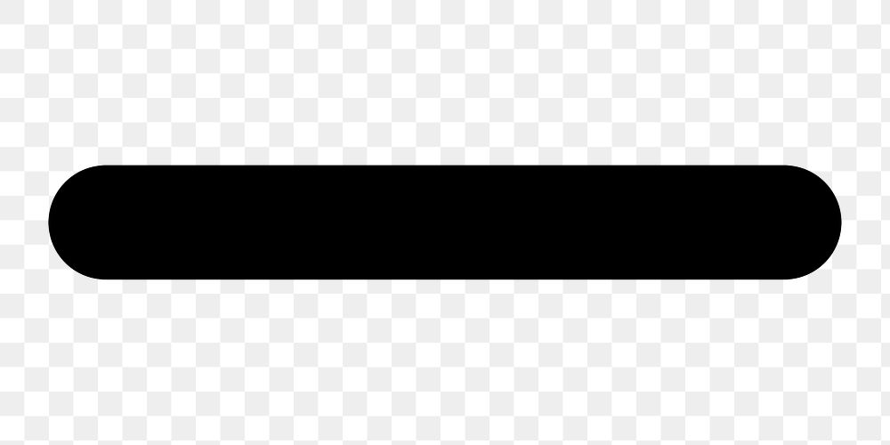 Black rounded rectangle png sticker, | Premium PNG - rawpixel