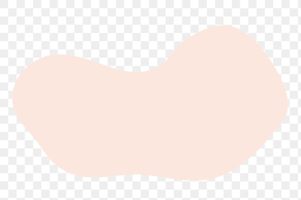 Beige blob shape png sticker, | Premium PNG - rawpixel