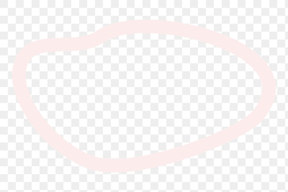 Pink oval shape png sticker, | Premium PNG - rawpixel